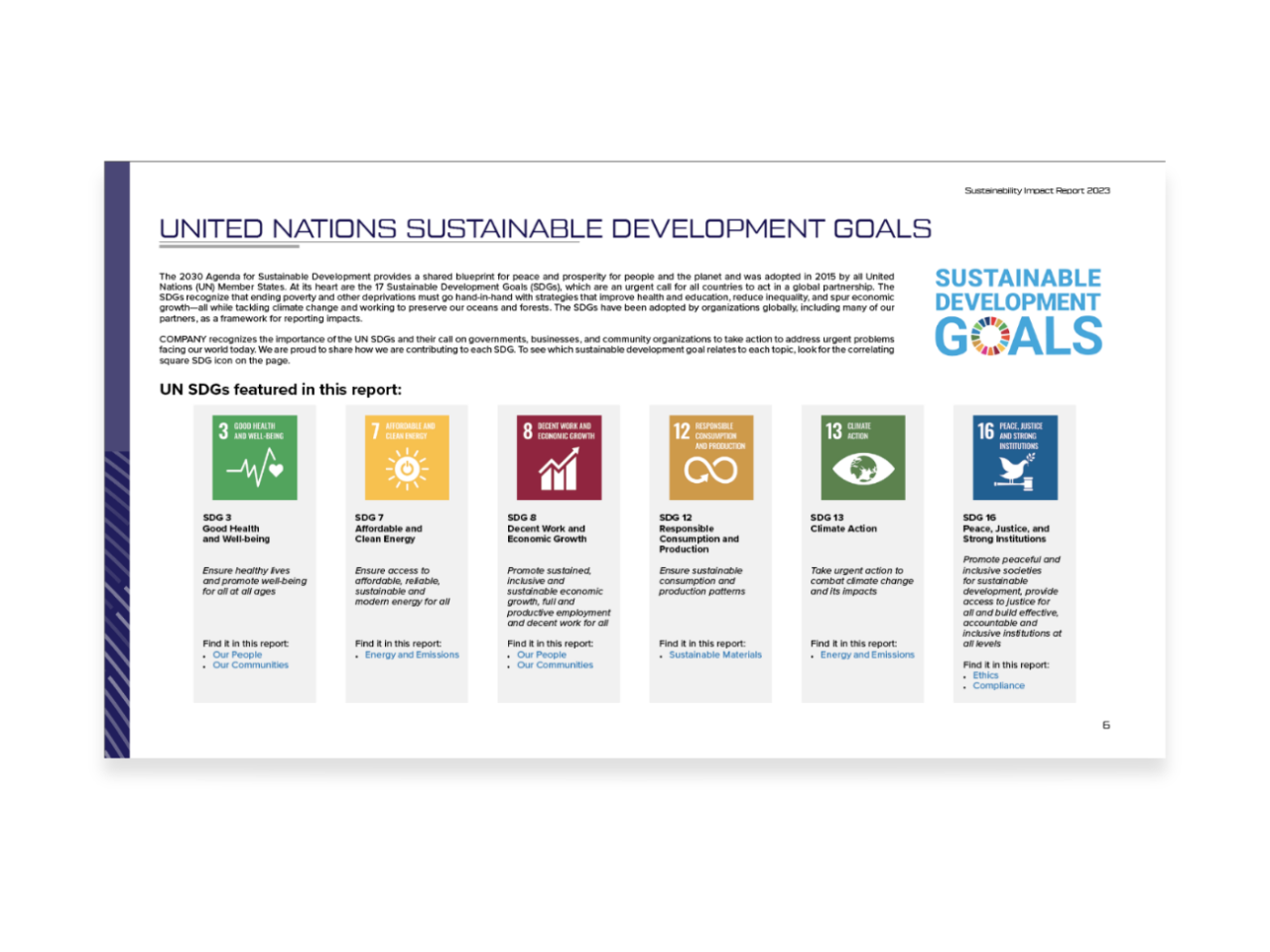 Sustainability Reporting - 3R Sustainability